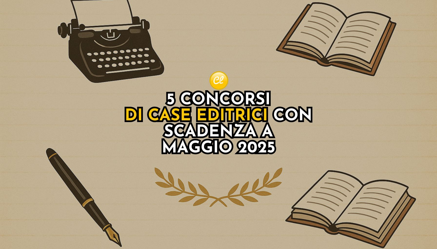 5 concorsi letterari di case editrici con scadenza entro maggio 2025