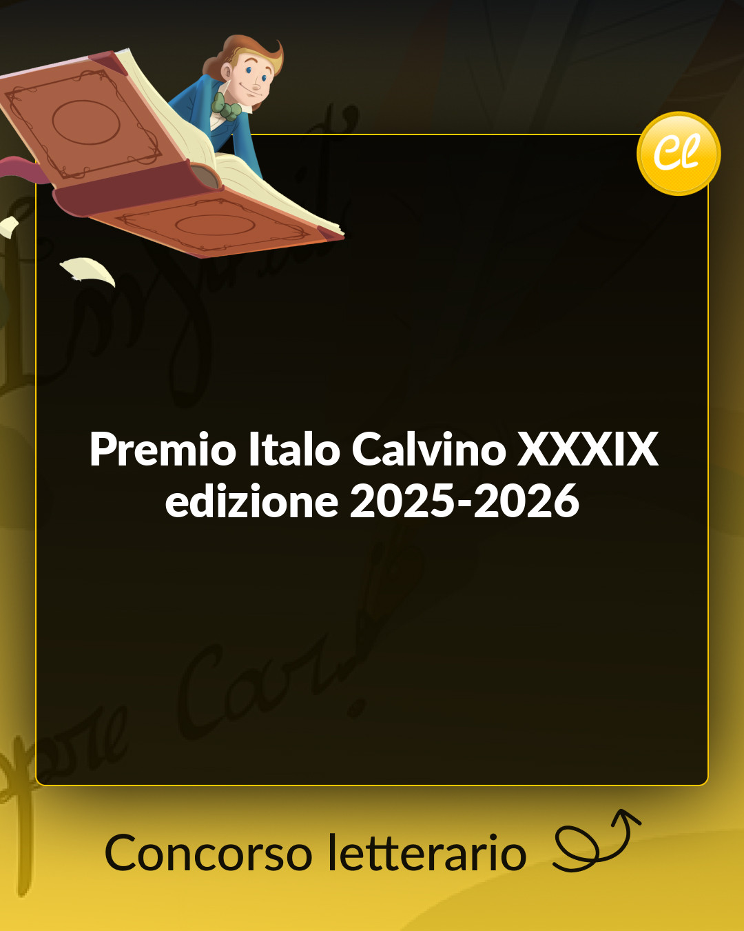 Premio Italo Calvino XXXIX edizione 2025-2026 - Concorsiletterari.net